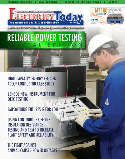 File - Electricity Today Magazine, 2021 Vol.34, No.1